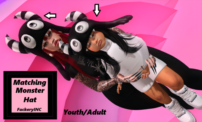 Second Life Marketplace - Monster Hat Pack - Fckzo